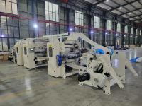 China Romania V Fold Hand Towel Paper Folding Machine With Glue Lamination for sale