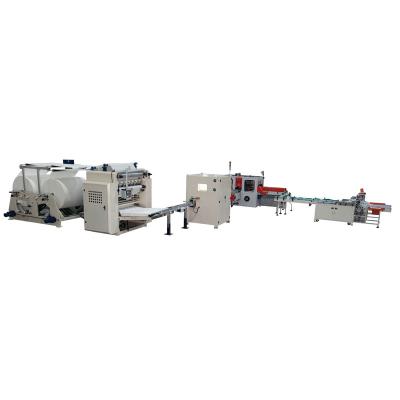 China Start Business Soft Bag Face Tissue Paper Making Machine Production Line for sale