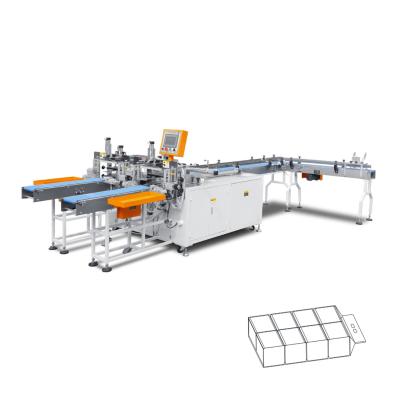 China Semi Automatic 10/12 Bags Facial Tissue Paper Bundle Packing Machine for sale