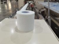 China Business Small Lamination Toilet Tissue Paper Roll Making Machine Production Line With Semi Automatic Packing Machine for sale