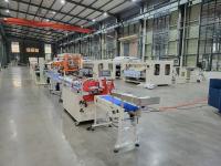 China Business Small Lamination Toilet Tissue Paper Roll Making Machine Production Line With Semi Automatic Packing Machine for sale
