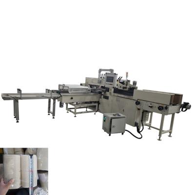 China High Speed Small Toilet Paper Roll And Kitchen Towel Paper Three Dimension Packing Machine for sale