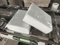 China Semi Automatic V And N Fold Hand Towel Paper Bagging Machine for sale