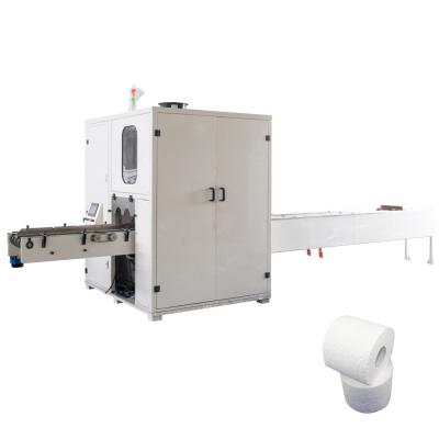 China High Speed Double Channel Small Toilet Paper Roll Kitchen Towel Paper Log Saw Cutting Machine for sale