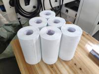 China High Speed Double Channel Small Toilet Paper Roll Kitchen Towel Paper Log Saw Cutting Machine for sale