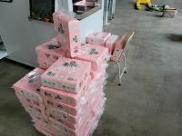 China Glue Lamination Fully Auto V Interfolded Paper Tissue / Hand Towel / Face Paper Making Machine Production Line for sale