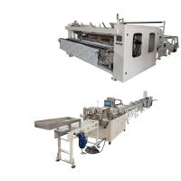 China Business Bathroom Paper / Small Toilet Paper Roll Making Machine Production Line for sale
