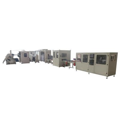 China No Need Worker Fully Auto Bag Hand Towel Paper Processing Machine Production Line for sale