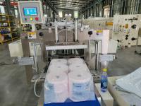 China Big Diameter Toilet Tissue Paper Roll / Kitchen Towel / Maxi Paper Towel Band Saw Cutting Machine for sale
