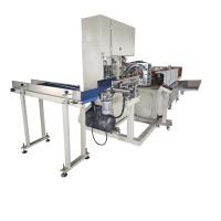China Big Diameter Toilet Tissue Paper Roll / Kitchen Towel / Maxi Paper Towel Band Saw Cutting Machine for sale