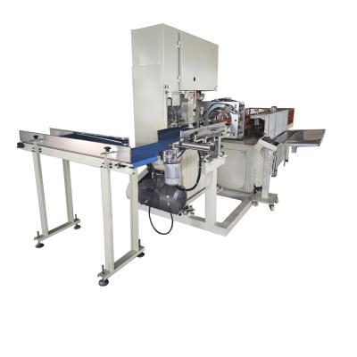 China Big Diameter Toilet Tissue Paper Roll / Kitchen Towel / Maxi Paper Towel Band Saw Cutting Machine for sale