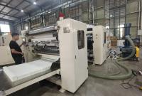China N Fold Hand Towel Machine 80-100m/min Glue Lamination Production Line for sale