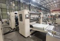 China N Fold Hand Towel Machine 80-100m/min Glue Lamination Production Line for sale