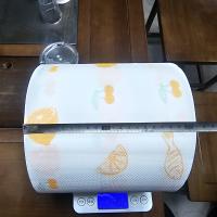 China Fully automatic 1350mm 2 colors printing maxi paper lamination kitchen towel roll making machine production line for sale
