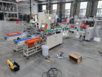 China Good business soft bag V fold facial tissue paper making machine complete production line for sale