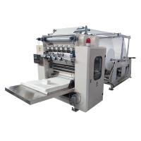 China Automatic V Fold Facial Tissue Paper Making Machine 35KW 1000 Sheets Per Line Per Minute for sale