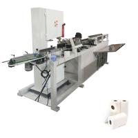 China Automatic Toilet Paper Roll Band Saw Cutting Machine 380V 7.5kw ±1.5mm Tolerance for sale