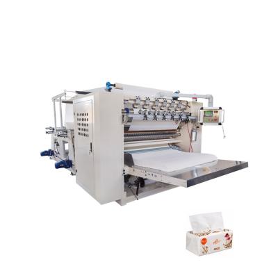 China Embossing Units Pneumatic Facial Tissue Paper Making Machine Automatic Coreless for sale