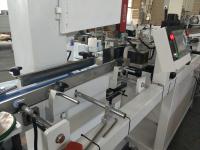China Automatic Toilet Paper Roll Band Saw Cutting Machine 380V 7.5kw ±1.5mm Tolerance for sale