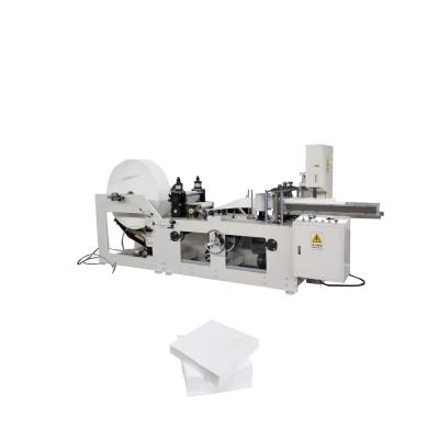 China Full Automatic Color Printing Napkin Paper Making Machine 600 Sheets Per Minute 1/8 Interfold for sale