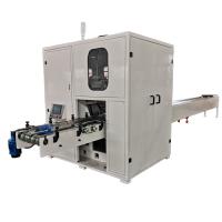 China 11KW Servo Automatic Toilet Paper Cutting Machine 100 Cuts per Minute Double Channel Log Saw for sale