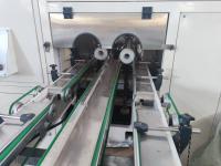China 11KW Servo Automatic Toilet Paper Cutting Machine 100 Cuts per Minute Double Channel Log Saw for sale