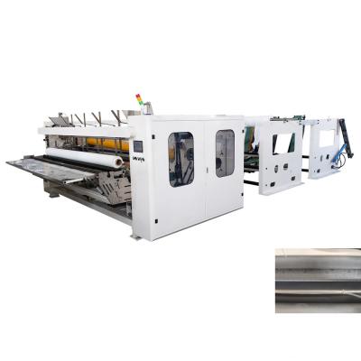 China Automatic Toilet Paper Rewinding Machine 1200mm Jumbo Roll Diameter 230m/min Speed for sale