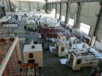 China Toilet Paper Roll Rewinding Machine , PLC Small Scale Paper Making Machine Maxi Rolls for sale