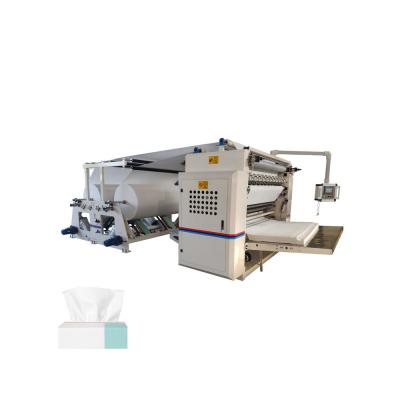 China Full Embossing Multi Width Facial Tissue Paper Making Machine Roll Slitter for sale