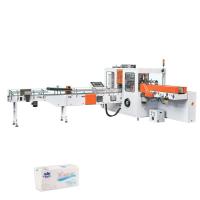 China 11kw Hemming Tissue Paper Packaging Machine 3 Servo Shafts 50-100 Bags Per Minute for sale