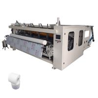 China 14KW Automatic Toilet Paper Rewinding Machine Roll Slitter Rewinder 1800mm for sale