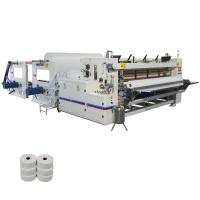 China 14KW Automatic Toilet Paper Rewinding Machine Roll Slitter Rewinder 1800mm for sale