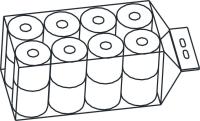 China Semi Automatic Multi Rolls Toilet Paper Packing Machine 2 Lane 2 Layer 8-24 Rolls for sale