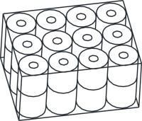 China Semi Automatic Multi Rolls Toilet Paper Packing Machine 2 Lane 2 Layer 8-24 Rolls for sale