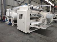 China Edge Embossing Wallboard Facial Tissue Making Machine , Roll To Roll Slitting Machine for sale