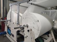 China Edge Embossing Wallboard Facial Tissue Making Machine , Roll To Roll Slitting Machine for sale