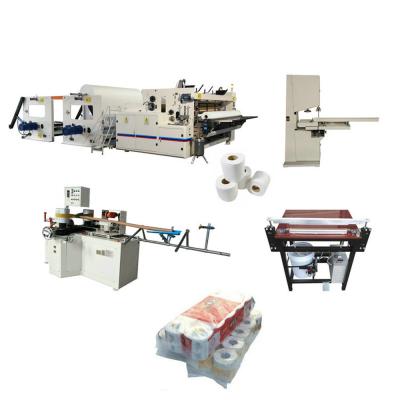 China Semi Automatic Toilet Paper Production Line 1750mm Width Trimming Deflashing Unwinding Rack 200m/min for sale