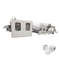 China Semi Automatic Toilet Paper Production Line 1750mm Width Trimming Deflashing Unwinding Rack 200m/min for sale