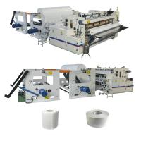 China Automatic Toilet Paper Rewinding Machine 2800mm Width PLC Controlled Tissue Paper Making Machine for sale
