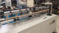 China Semi Automatic Paper Tube Cutting Machine 1700mm Length 2.2kw 380V for sale