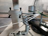 China Automatic Paper Straw Making Machine 1.5KW with Multi Cutters Circular Blade for 3 Ply Paper for sale