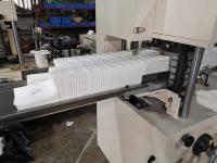 China Embossing Folding Printing Napkin Tissue Paper Making Machine Bandsaw Cutter for sale