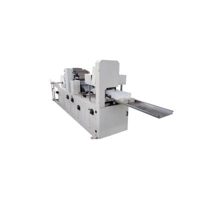 China Table Foldable Kraft Paper Winding Machine , 600 Line/Min Tissue Napkin Machine for sale