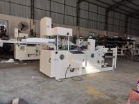 China Table Foldable Kraft Paper Winding Machine , 600 Line/Min Tissue Napkin Machine for sale