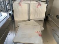 China Table Foldable Kraft Paper Winding Machine , 600 Line/Min Tissue Napkin Machine for sale
