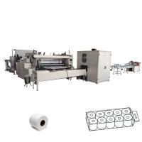 China High Speed Automatic Toilet Paper Rewinding Machine 200m/min PLC Controlled Production Line for sale