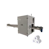 China 2800mm Servo Toilet Paper Cutting Machine 120cuts/min Double Channel Log Saw for sale