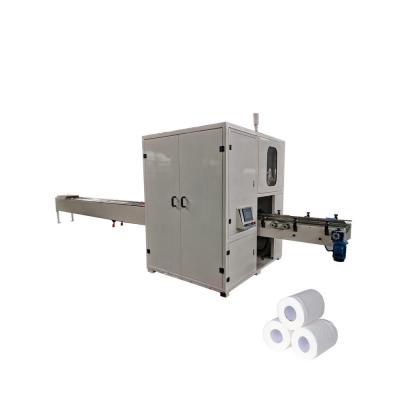 China 2800mm Servo Toilet Paper Cutting Machine 120cuts/min Double Channel Log Saw for sale