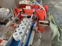 China Semi-Automatic Toilet Paper Packing Machine 0.6Mpa 4kW 220V 50Hz Precast Bags for sale