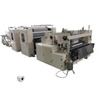 China 1800mm Toilet Paper Production Line 45kw Embossing Rewinding Machine for sale